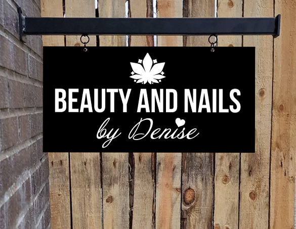 design your own enamel sign with matching wall frame