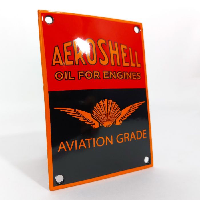 Aeroshell Aviation Grade - enamel signs (TIP)