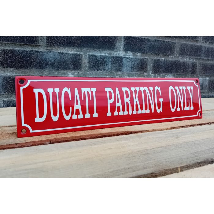 Ducati Parking Only RED