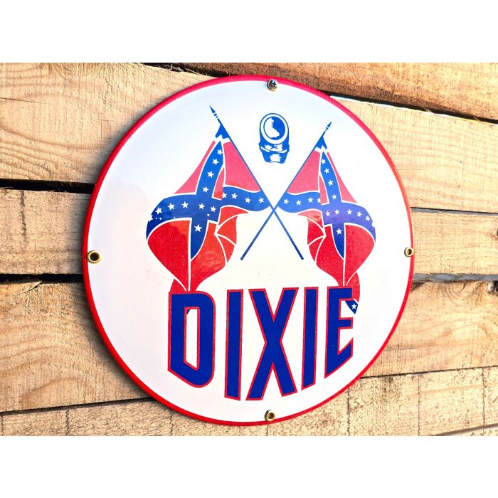 Dixie confederate flags Dixie with Confederate Flags - Vintage Enamel ...