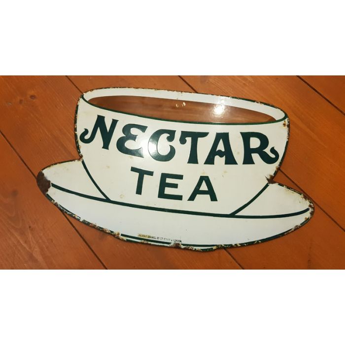 Nectar tea enamel signage