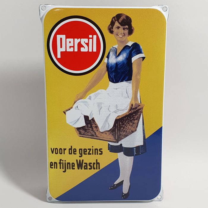 Persil enamel sign