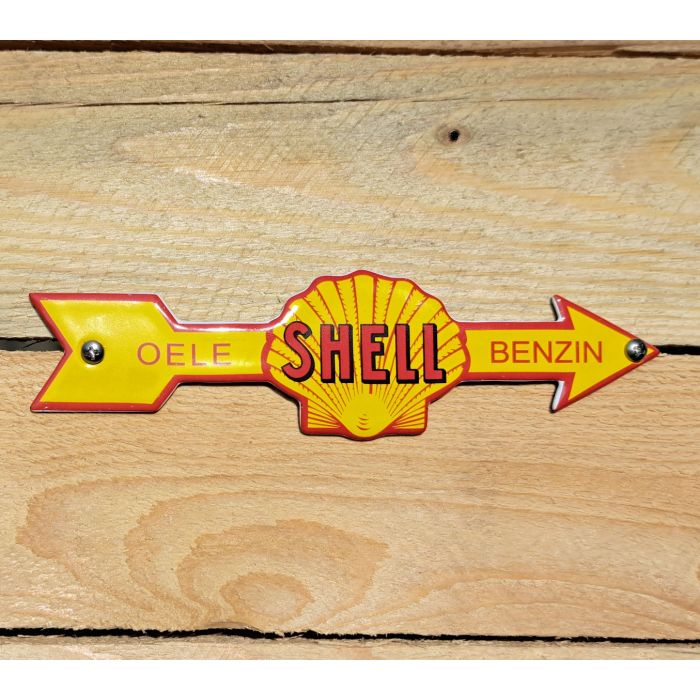 Shell arrow sign Benzin