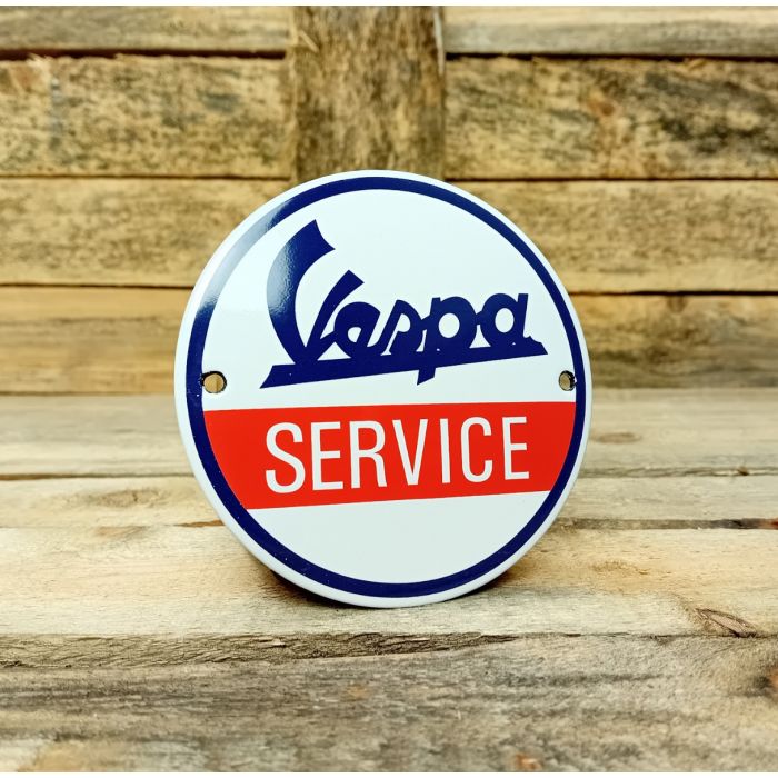 Vespa Service - enamel signs (TIP)
