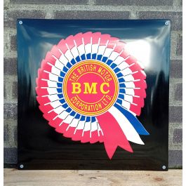 BMC corporation enamel sign