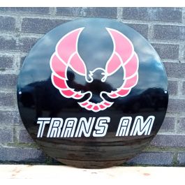Trans-AM enamel sign