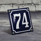 House numbers Quality Enamel Signs