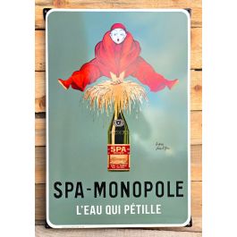 Enamel sign Spa Monopole Mint Opulence