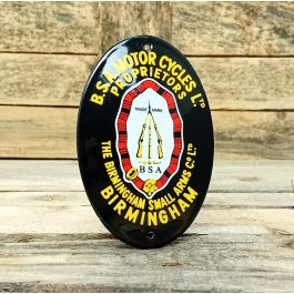 BSA - enamel signs (TIP)