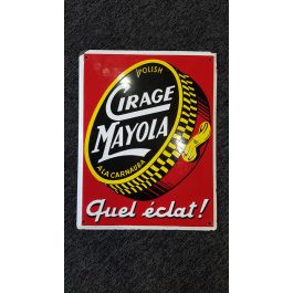 Enamel plate Cirage Mayola