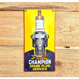Nostalgic sign Champion Spark Plug Service