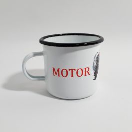 Enamel mug Motor racing