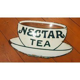 Nectar tea enamel signage