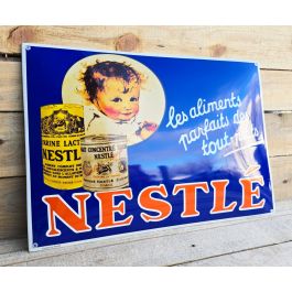 Enamel sign Nestlé les aliments parfaits des tout-petits edition limitee