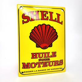 Shell Huile Pour Monteurs - enamel signs (TIP)