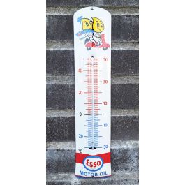 Emaille thermometer Esso motor oil
