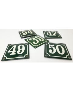 House numbers Quality Enamel Signs